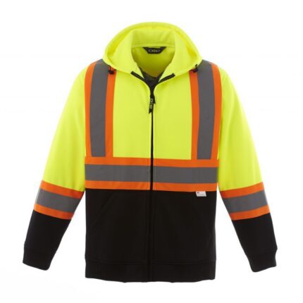 Hi Vis Reversible Canvas Jacket - High Visibility Clothing and Security ...