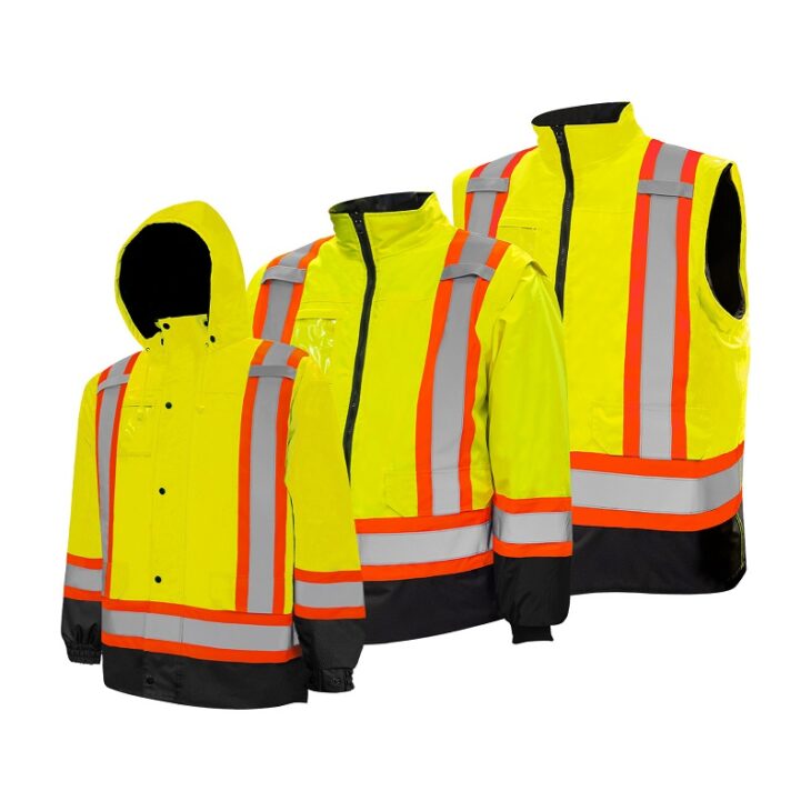 6 IN 1 WINTER / SPRING HI VIS PARKA JACKET